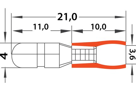 Штекерный изолированный разъем Rexant штекер 4 мм 0 5 1 5 мм2 красный 100 шт 08 0511 выгодная