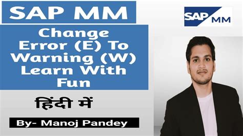 Convert Error To Warning Message Learn With Fun Youtube