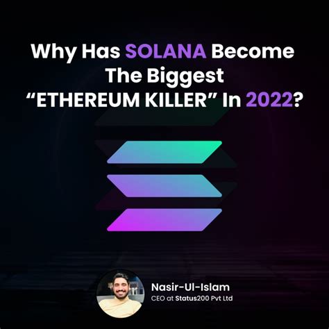 Ethereum Killer Solana Block Chain