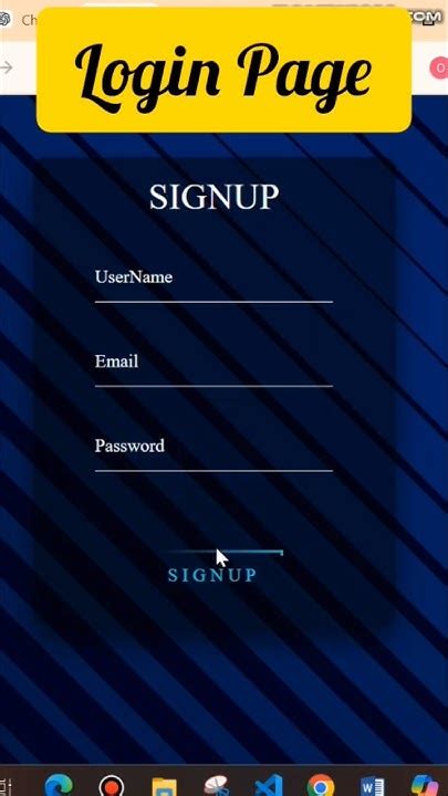 Css Animation Login Page Code In Html Css Programming Codingcssanimationshorts Trending
