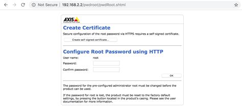 Setting Up An Axis Ip Camera Directly Connected To A Mac Via Ethernet Joseph Rautenbach