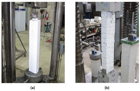 Test Setup For Application Of A Tensile Loading B Compressive