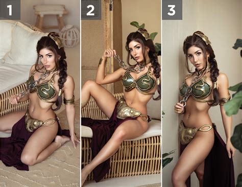 Prinsesse Leia Slave Tegneserie Princess Leia Costume Slave Etsyde