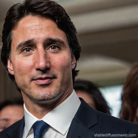 Justin Trudeau Portrait Stable Diffusion Online