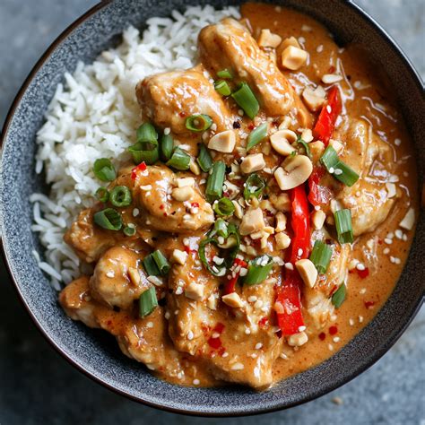 Thai Peanut Chicken Tasty Chow