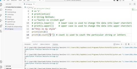 N Shiva Kumar On Linkedin Task 13 Practice String And String Methods Task 14 Write A Python