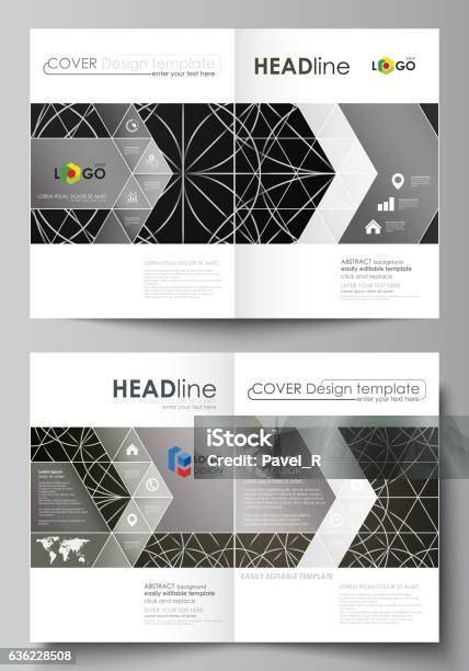 이중 접이식 브로셔 잡지 전단지 소책자를 위한 비즈니스 템플릿 표지 2단 브로슈어에 대한 스톡 벡터 아트 및 기타 이미지 2