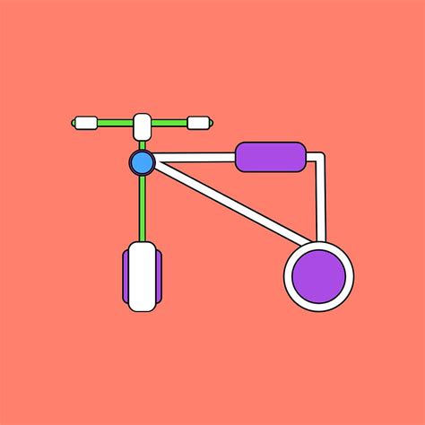 플랫 아이콘 디자인 컬렉션 어린이 자전거 벡터 Ai Eps Uidownload