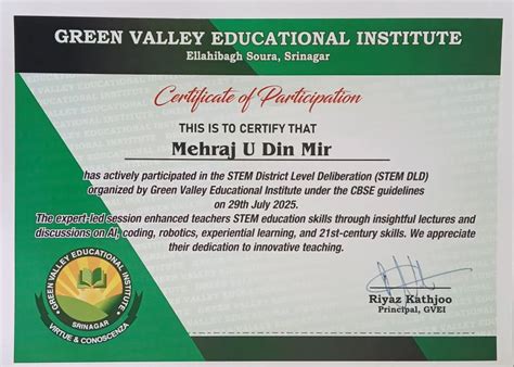 🌟 Grateful For The Opportunity Mehraj U Din Mir