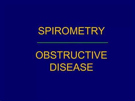 Pulmonary Function Test Ppt