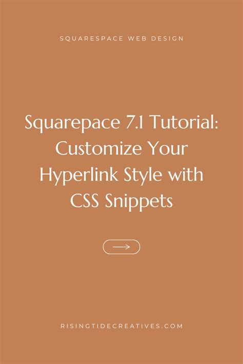Customize Your Hyperlink Styles With Squarespace Css Tricks