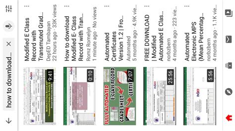 How To Download The Modified E Class Record With Transmuted Grade Youtube