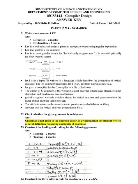 Pcd Answer Key Nov 2019 Pdf Parameter Computer Programming