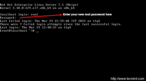 Single User Mode Resettingrecovering Forgotten Root User Account