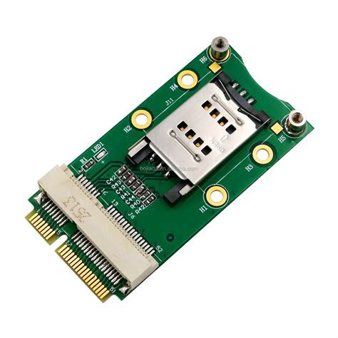 Mini Pci E To Mpcie Wireless Module Adapter Converter Card With Sim Card Slot Support G G Wwan