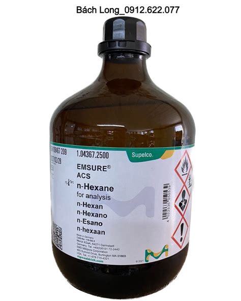 N Hexan For Analysis Emsure® Acs Vn