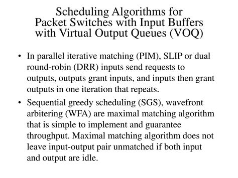 Ppt Packet Switches With Output Buffers And Shared Buffer Powerpoint Presentation Id5712266