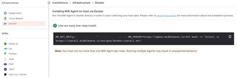 Docker Middleware Docs