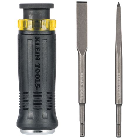 Sds Chisel Bit Set With Handle 3 Piece 32753sd Klein Tools