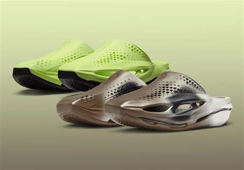 Embracing Summer With The Mmw X Nike 005 Slide Dark Khaki” And Volt”