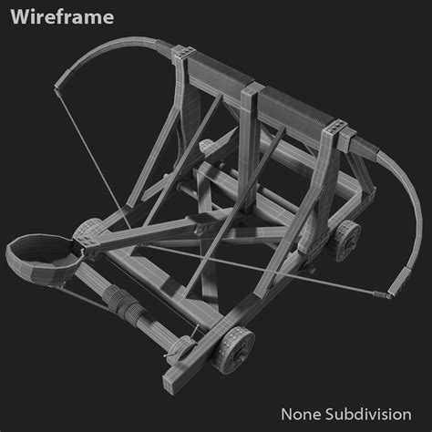 투석기 3d 모델 Turbosquid 1159698