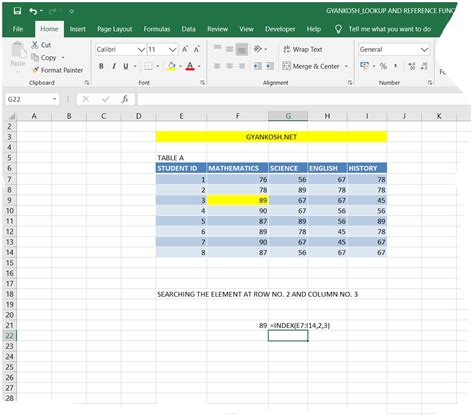 How To Use Index Function In Array And Reference Form In Excel