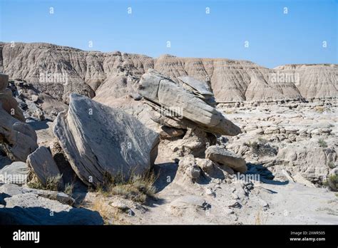Photograph Of The Eroded Rock And Clay Formations At Toadstool Geologic