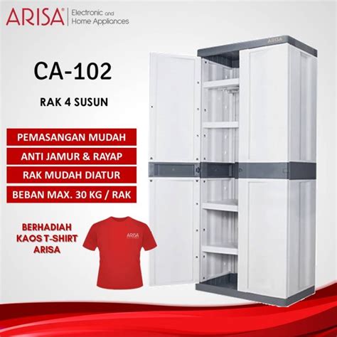 Jual Lemari Arisa Ca 102 Lemari Grey Shopee Indonesia