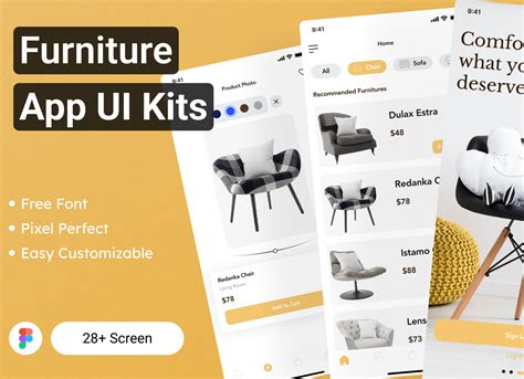 Furniture Store App Ui Kit Graphicsbunker