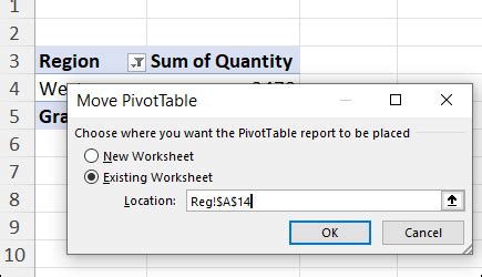Excel Pivot Table Overlap Error Problem Fix
