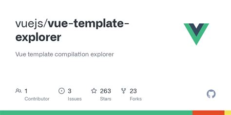 Github Vuejsvue Template Explorer Vue Template Compilation Explorer