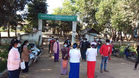 ရပ်စောက်မြို့နယ်၌ နှာခေါင်းစည်း Mask များ တပ်ဆင်သွားလာရေး အရှိန်အဟုန်မြင့် ဆောင်ရွက