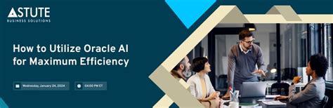 Transform Your Workforce With Oracle Ai Astute Business Solutions Posted On The Topic Linkedin
