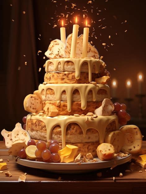 Premium Photo Cack Food