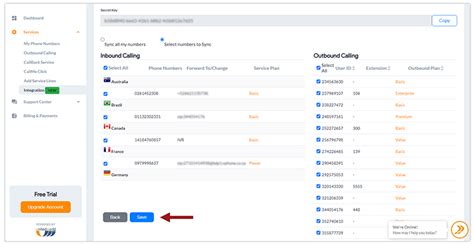 Zoho Integration Global Call Forwarding