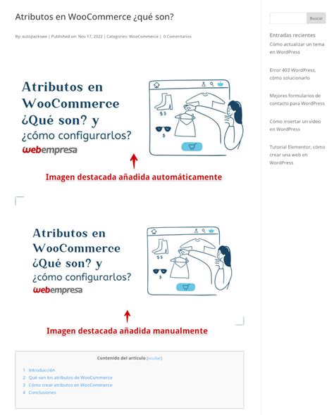 Imagen Destacada En Wordpress Tutorial Webempresa