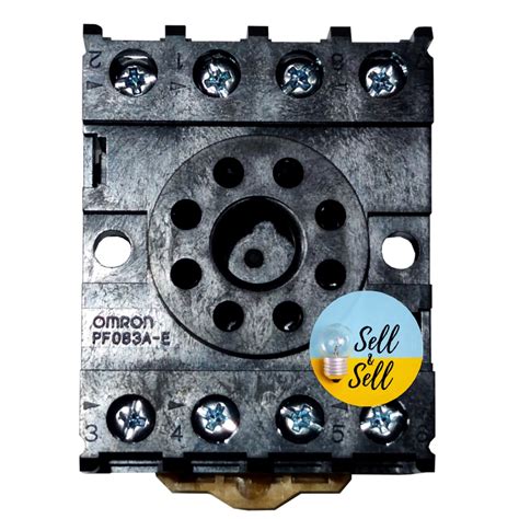 Jual Socket 8 Pin Timer Omron Pf083a E Original Socket 8 Kaki Omron 100 Asli Shopee Indonesia