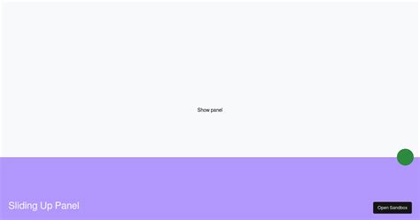 React Native Sliding Up Panel Forked Codesandbox