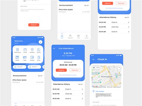 Attendance User Interface By Aulia Andinia On Dribbble