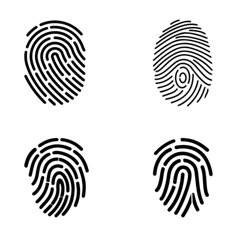 Premium Vector Human Fingerprint And Touch Id Fingerprint Scan Vector Collection