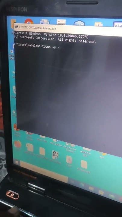 Shutdown Your Pc Using Cmd Command Trick Entertainment Video Shutdown Computer Youtube