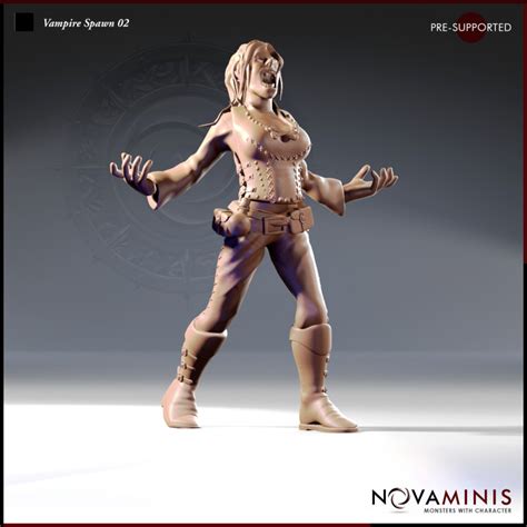 3d Printable Vampire Spawn 02 By Novaminis