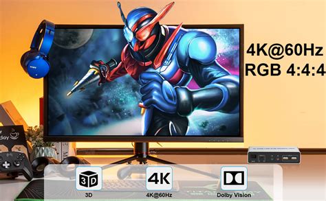 Hdmi Kvm Switch Dual Monitor 2 Computers Support Edid 4k