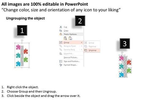 Five Puzzle Steps For Strategy PowerPoint Templates