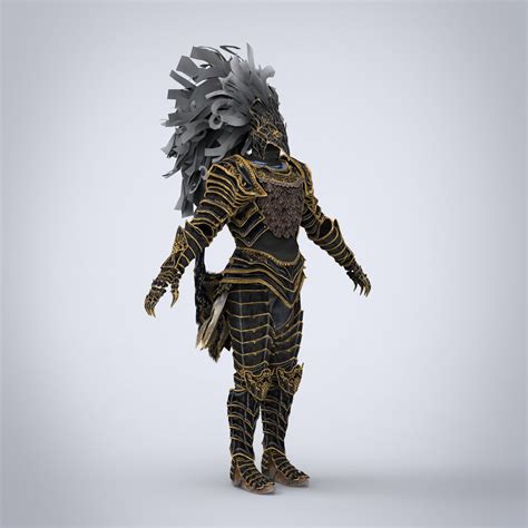 Maliket Full Wearable Armor With Helmet Template For Eva Foam Pdo Pdf Etsy