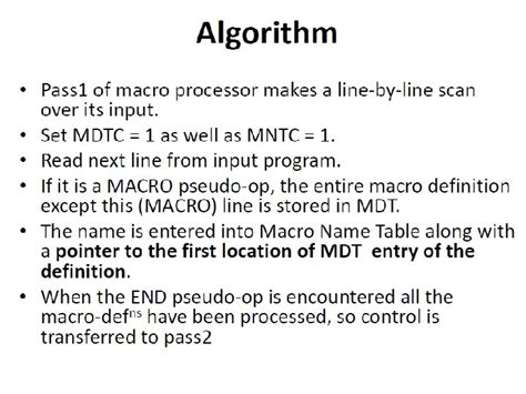 macro processor macro definition and call macro expansion