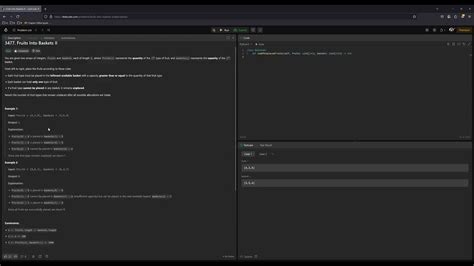 Leetcode 3477 Fruits Into Baskets Ii Youtube