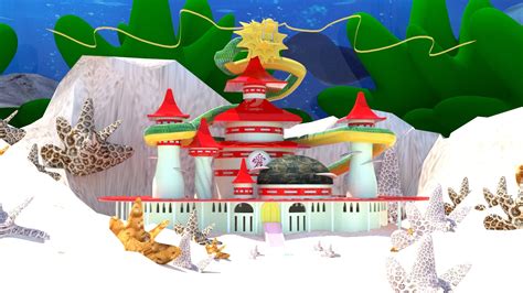 Artstation Ryugu Castle Palace Of King Neptune One Piece 05 2022