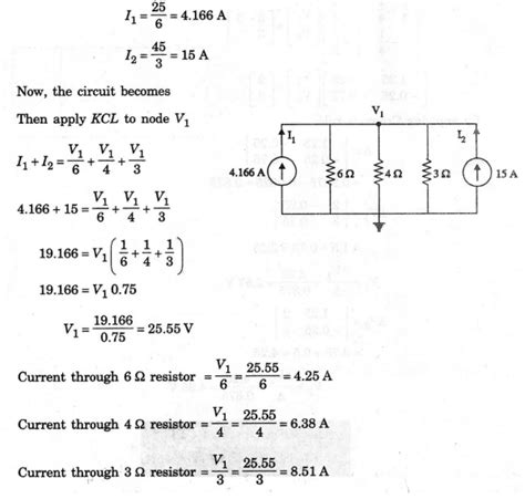 Nodal Method Statement Circuit Diagram Formula Solved Example Problems
