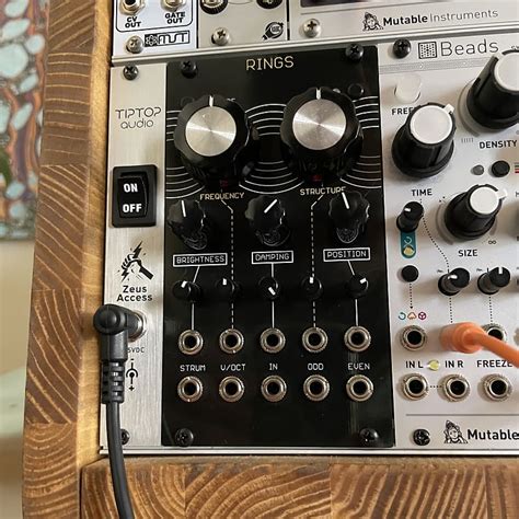 DIY Mutable Instruments Rings S Black Reverb